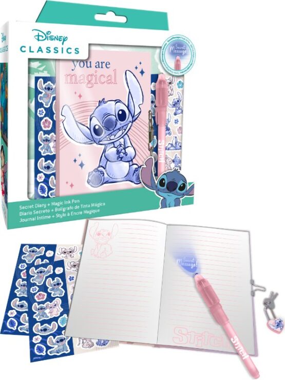 Set Diário – Stitch – Dreams4Kids